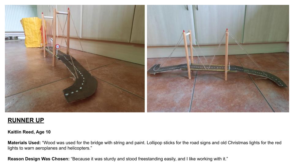 Model Bridge Building Contest – Humber Bridge