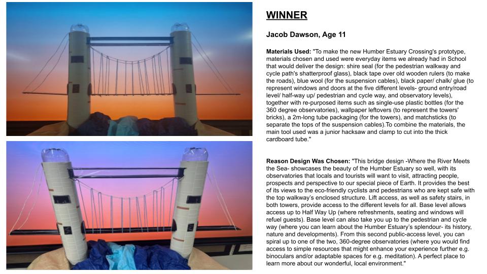 Model Bridge Building Contest – Humber Bridge